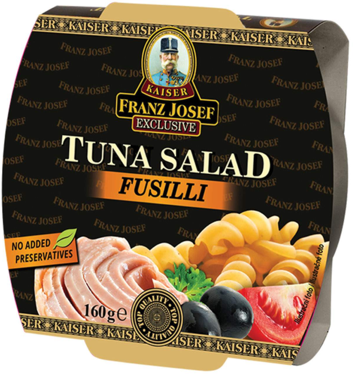 Tuna salata FRANZ JOSEF KAISER fusilli 160g - Cenoteka