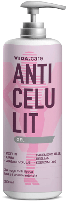 Anticelulit gel VIDA 200ml - Cenoteka