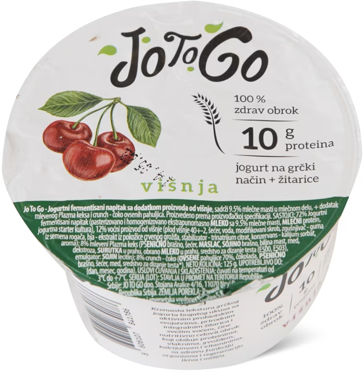 Voćni jogurt JOTOGO višnja obrok 125g - Cenoteka
