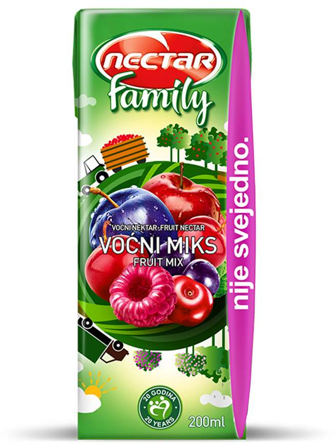 Voćni sok NECTAR Family miks 200ml - Cenoteka