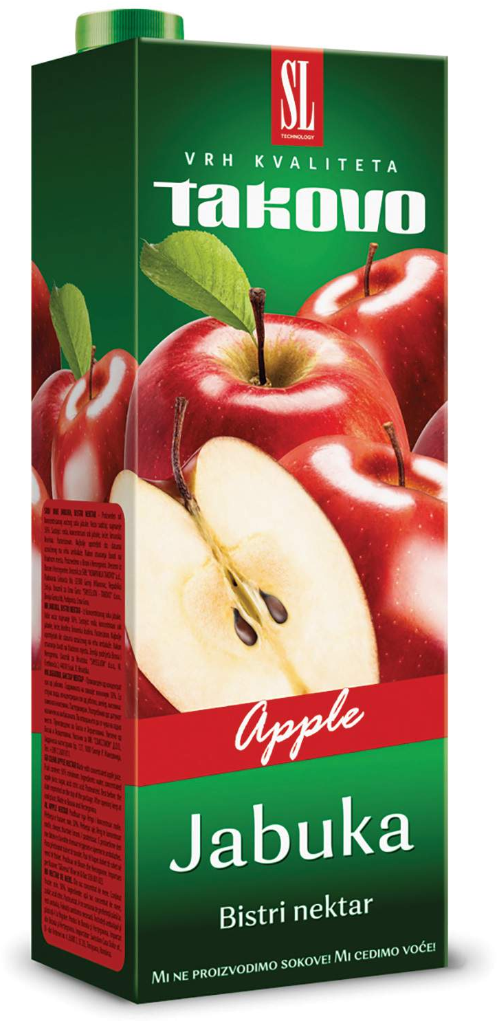 Voćni sok TAKOVO bistra jabuka 1,5l - Cenoteka