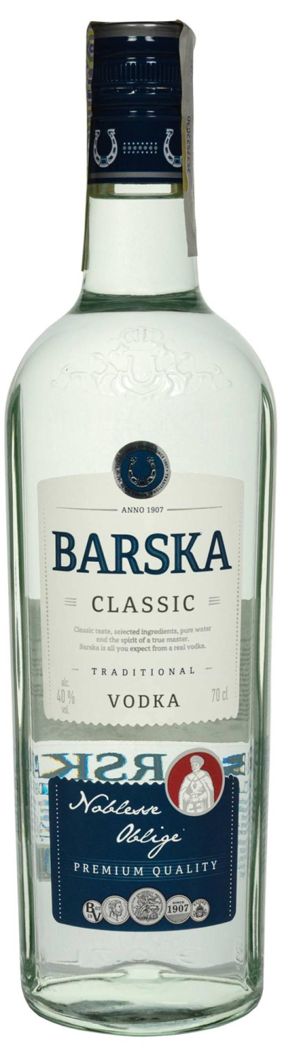 Vodka BARSKA classic 0,7l - Cenoteka