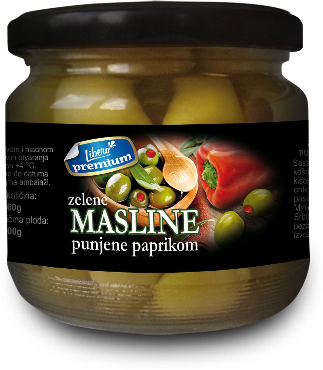 LIBERO Premium zelene masline sa pastom od paprike 340g - Cene i Akcije