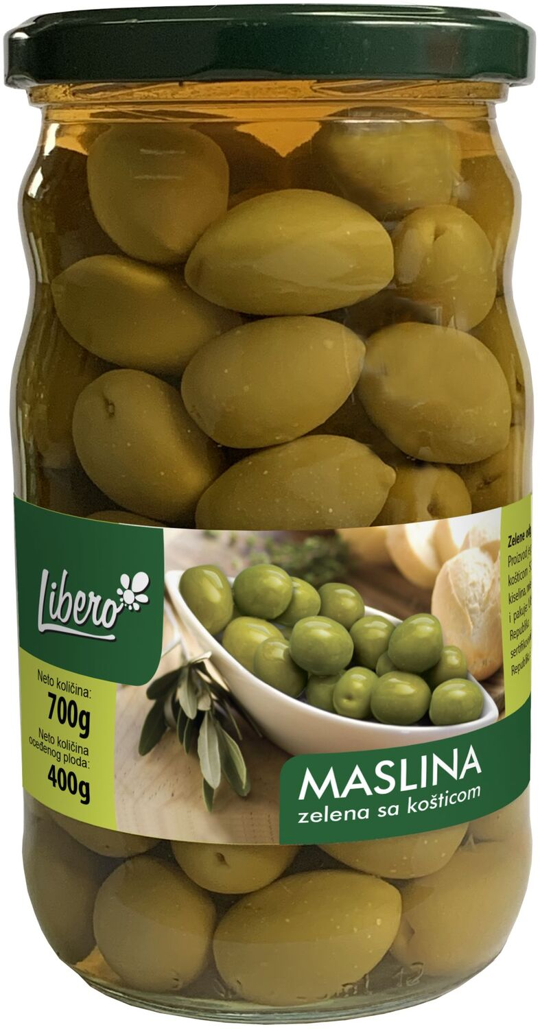 LIBERO zelene masline sa košticom 700g - Cene i Akcije