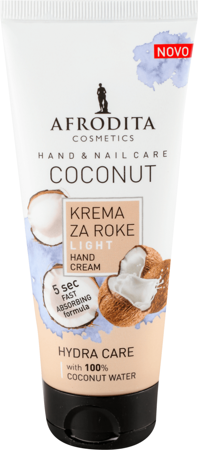 AFRODITA Coconut krema za ruke 100ml - Cenoteka