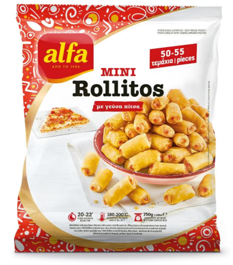 ALFA mini rollitos pizza 750g - Cenoteka