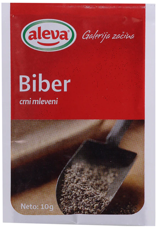 Biber u zrnu ALEVA 10g - Cenoteka