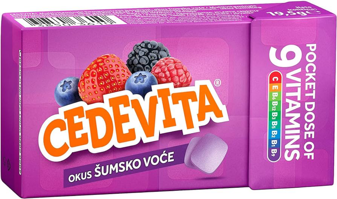 Bombone CEDEVITA šumsko voće 18g - Cenoteka