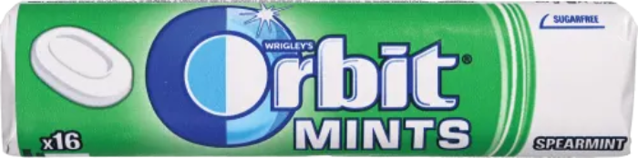 Bombone ORBIT spearmint mint 16kom - Cene i Akcije
