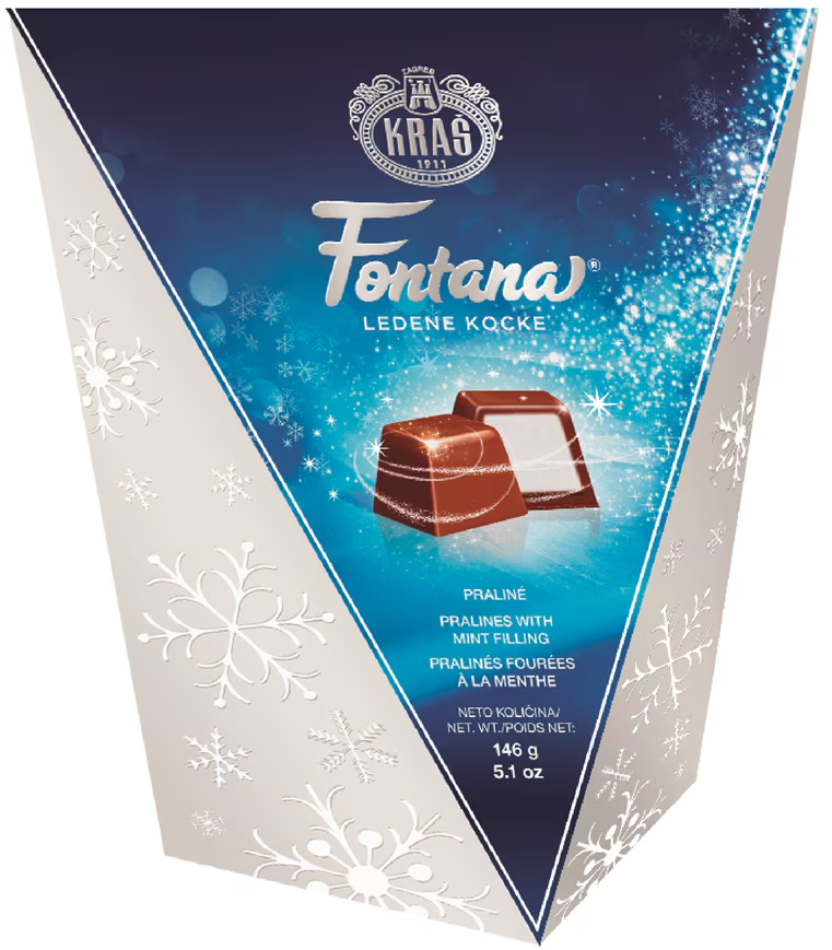 Bombonjera KRAŠ Fontana ledene kocke 146g - Cenoteka