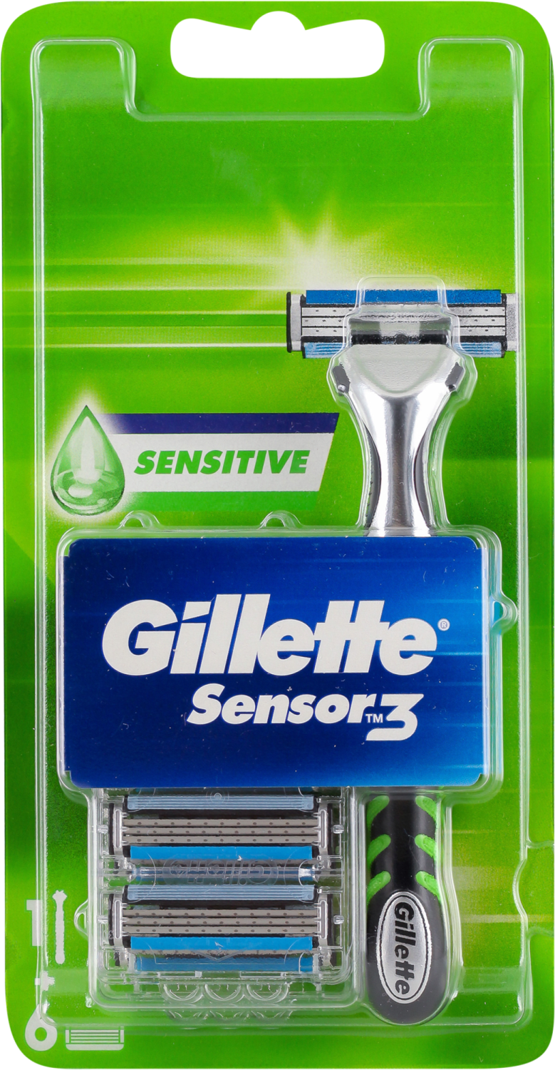Brijač GILLETTE Sensor 3 Sensitive 1kom - Cenoteka