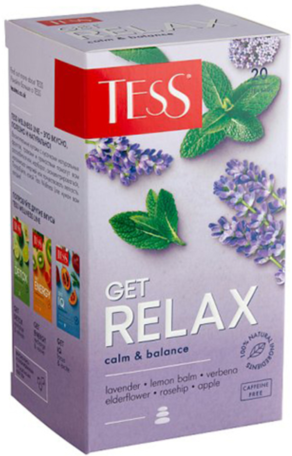 Čaj TESS get relaxed zova lavanda 30g - Cenoteka