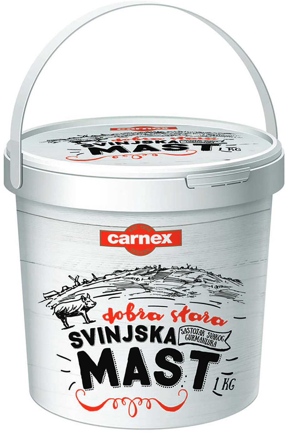 Svinjska mast CARNEX 1kg - Cenoteka