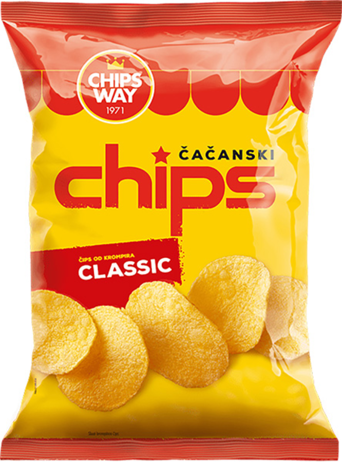 CHIPS WAY classic 230g - Cenoteka
