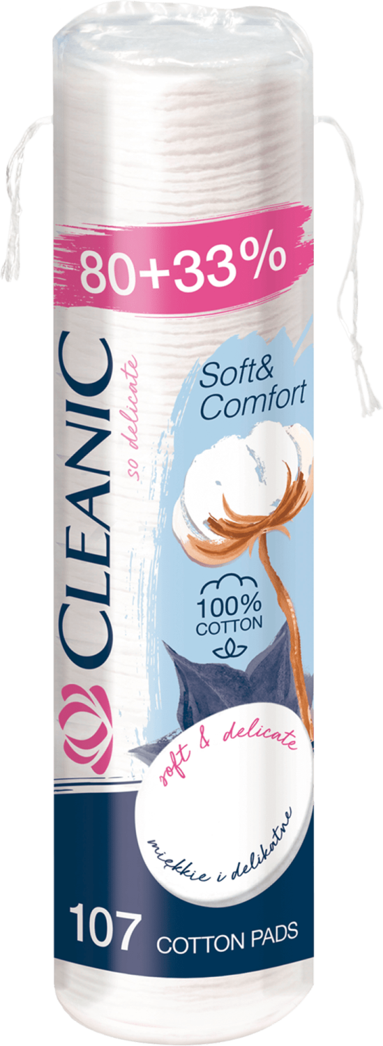 CLEANIC tuferi za lice soft & comfort 107kom - Cene i Akcije