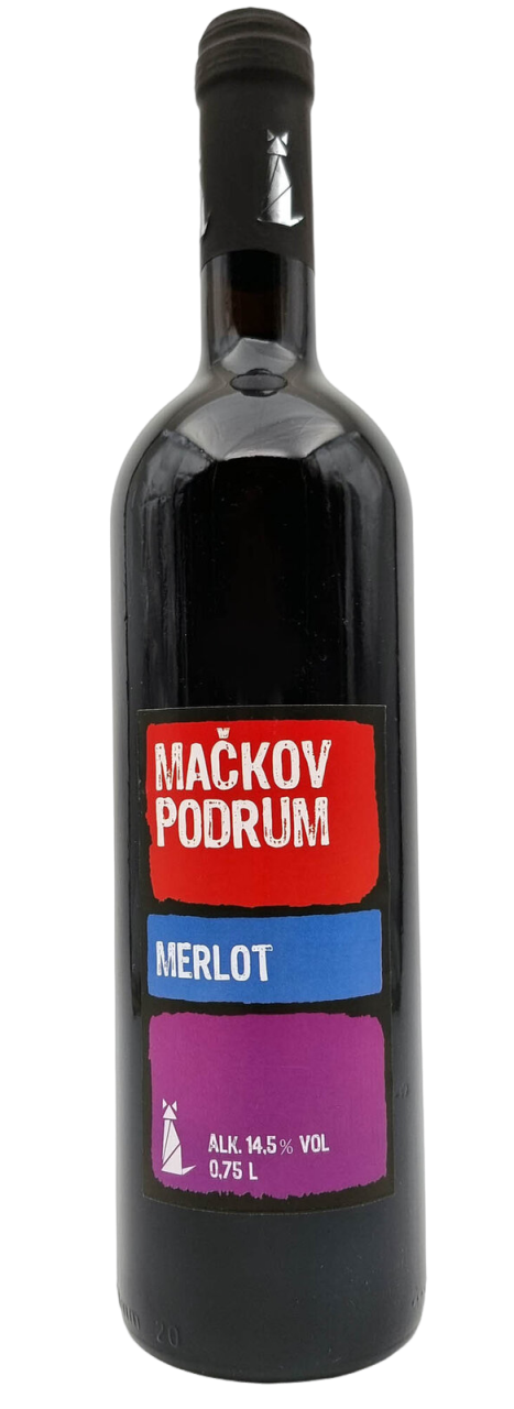 Crno vino MAČKOV PODRUM Merlot 0,75l - Cenoteka