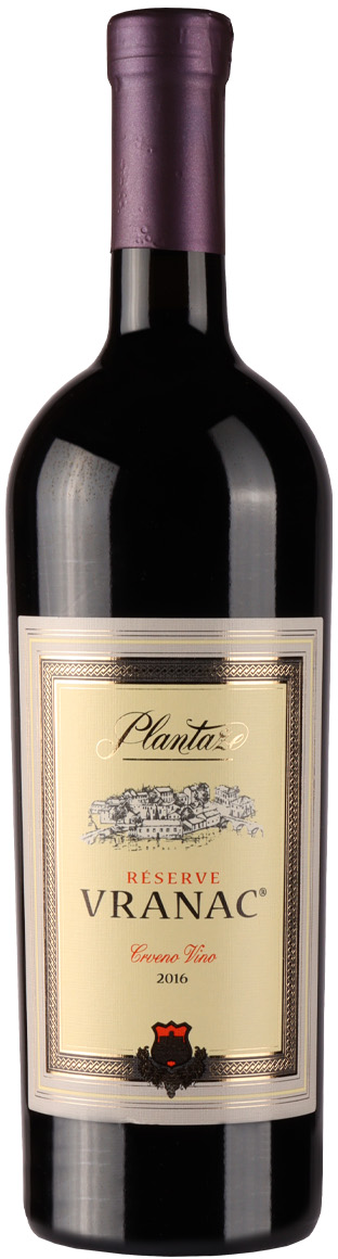 Crno vino PLANTAŽE Vranac Reserve 0,75l - Cenoteka