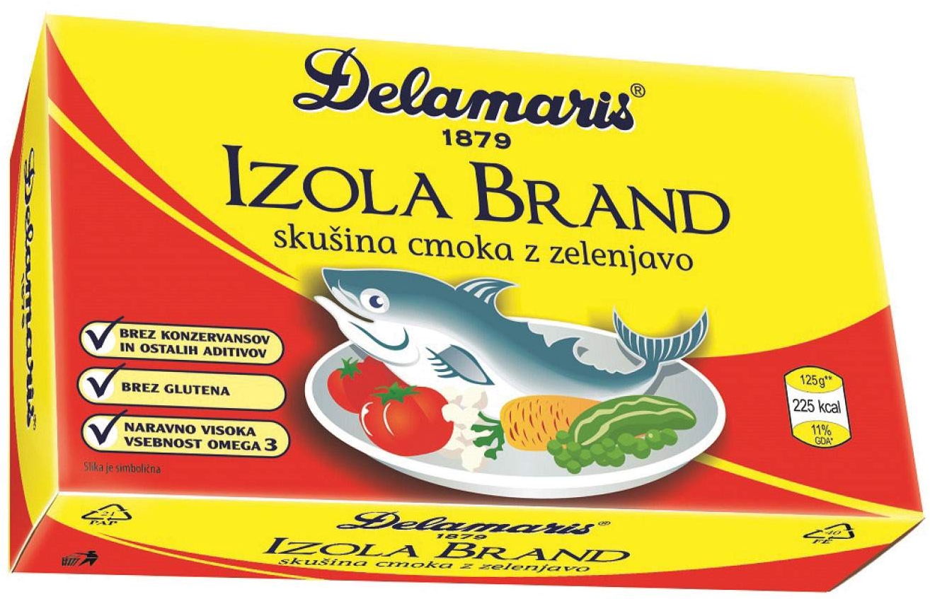 DELAMARIS Izola skuša sa povrćem 125g - Cenoteka