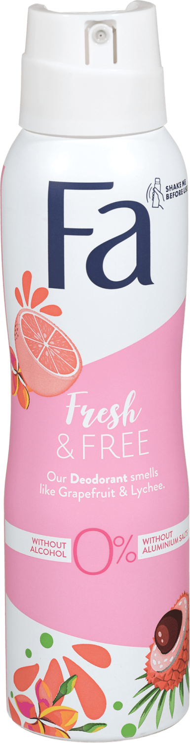 FA dezodorans Fresh & Free 150ml - Cenoteka