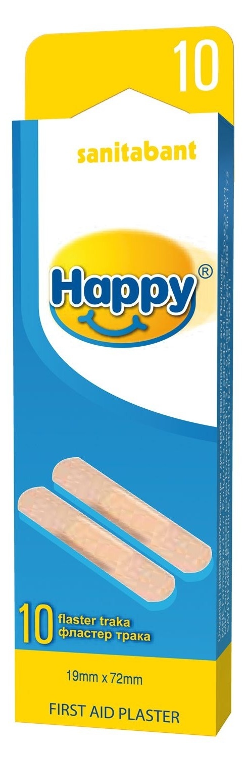 Flaster HAPPY 10kom - Cenoteka