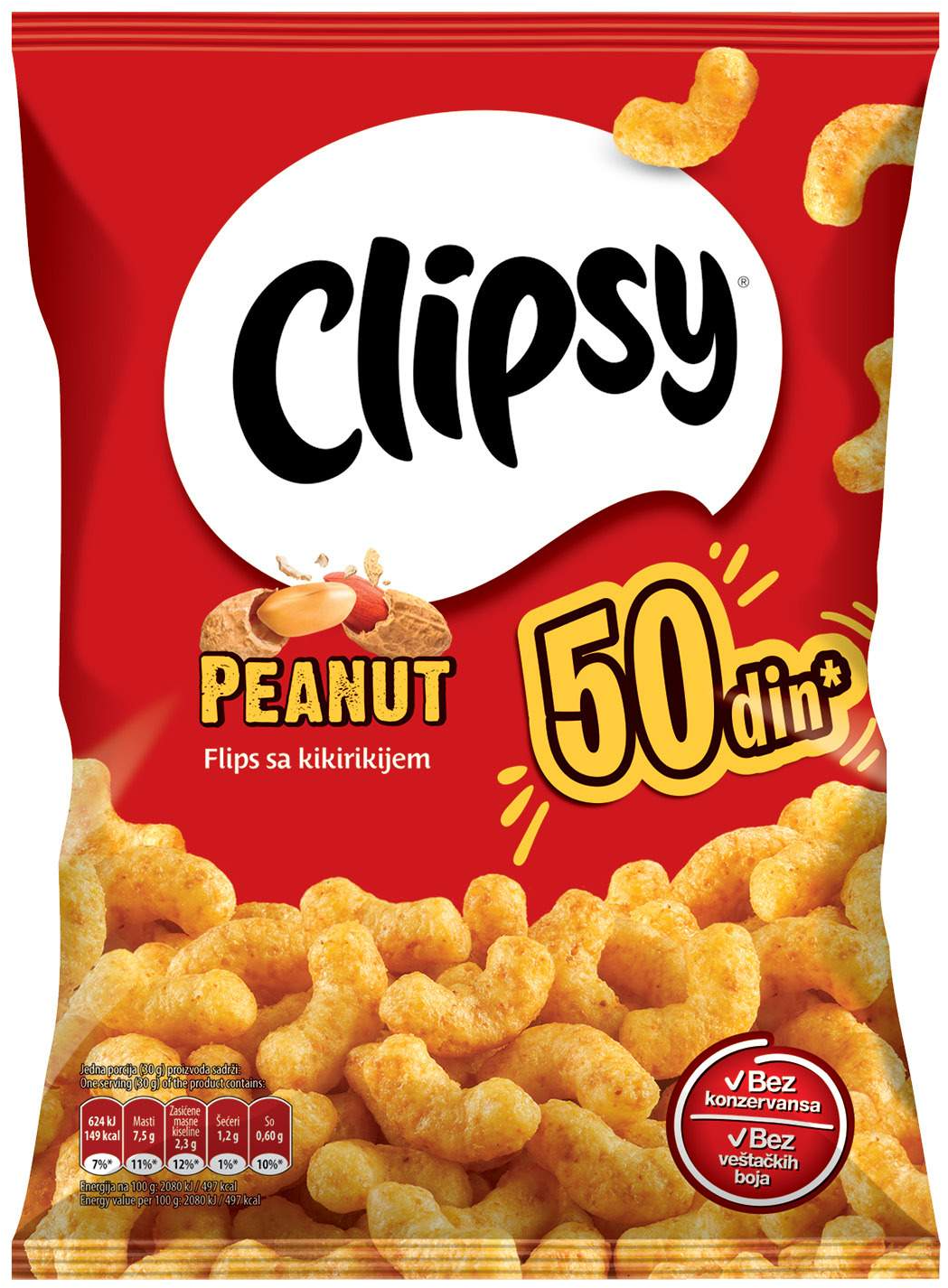 Flips CLIPSY kikiriki 75g - Cenoteka