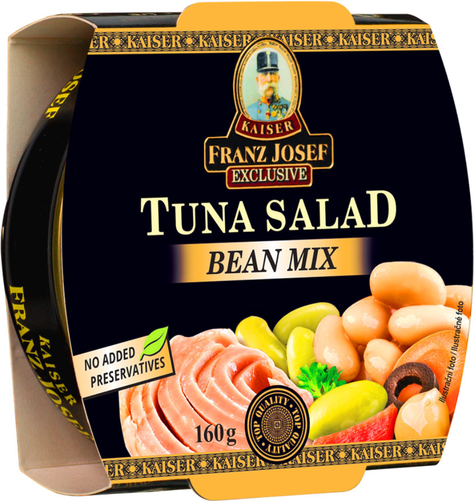 Tuna salata FRANZ JOSEF mix pasulj 160g - Cenoteka