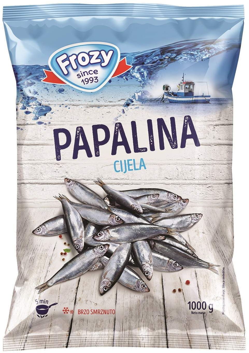FROZY papalina 1kg - Cenoteka