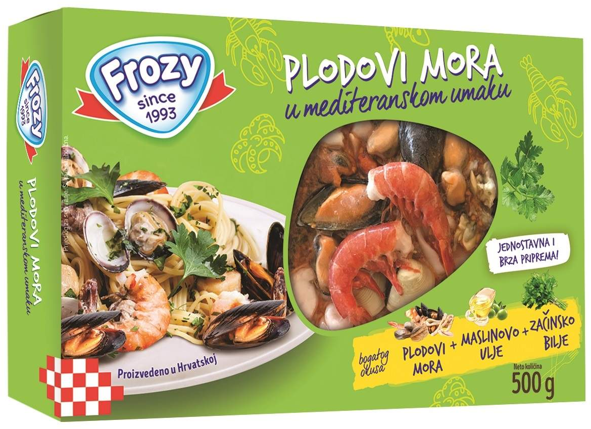 FROZY plodovi mora mediteranski sos 500g - Cenoteka