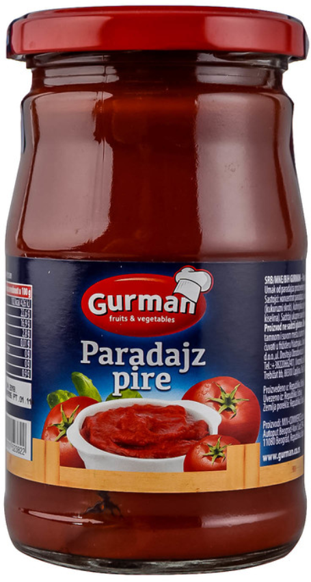 Paradajz pire GURMAN 370g - Cenoteka