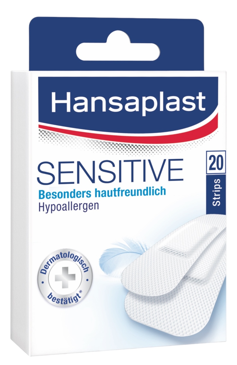 Flaster HANSAPLAST Sensitive 20kom - Cenoteka