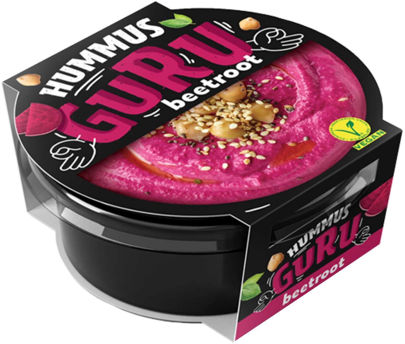 Hummus cvekla GURU 180g - Cenoteka
