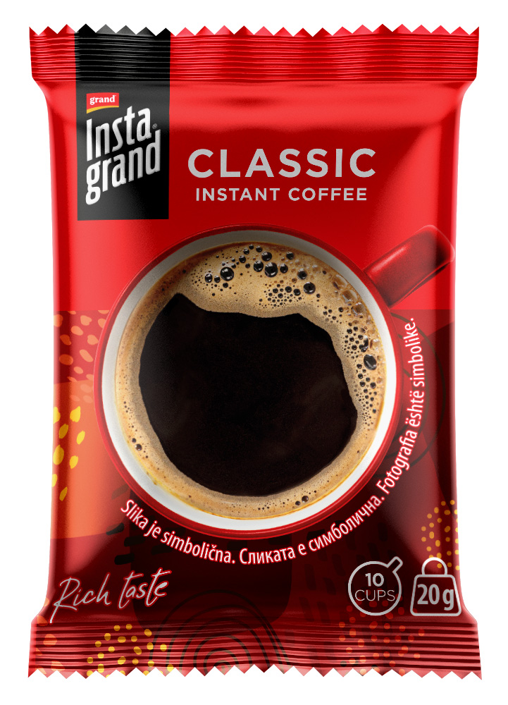 Instant kafa GRAND classic 20g - Cenoteka