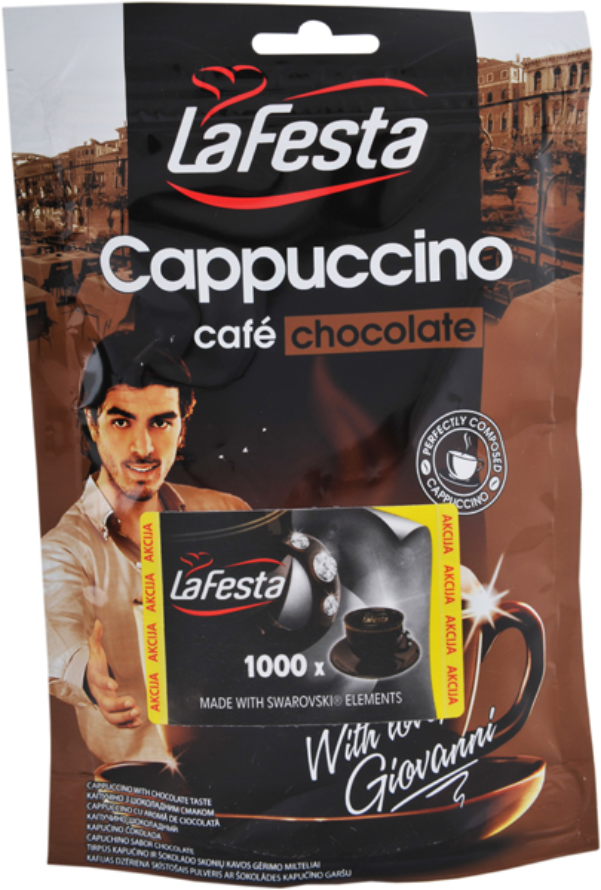 Instant kafa LA FESTA cappuccino čokolada 100g - Cenoteka
