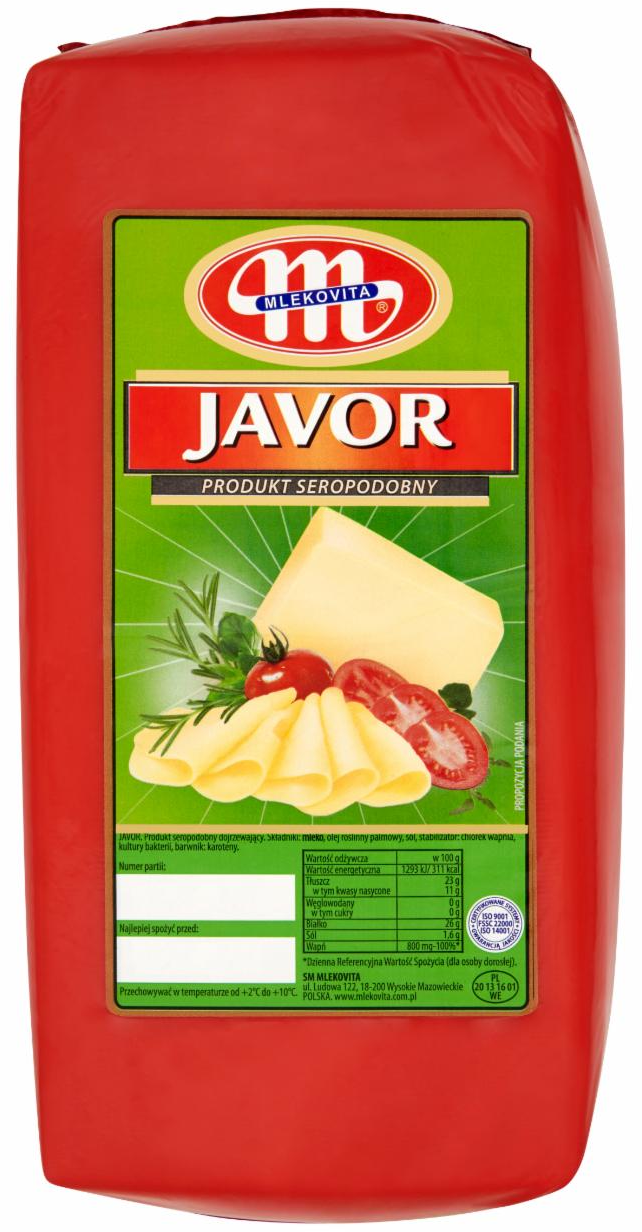 Kačkavalj MLEKOVITA Javor 1kg - Cenoteka