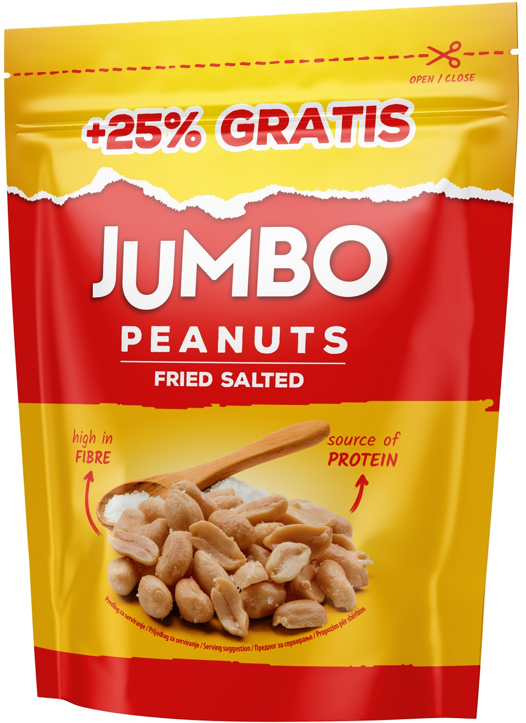 Kikiriki JUMBO prženi slani 180g + 25% gratis - Cene i Akcije