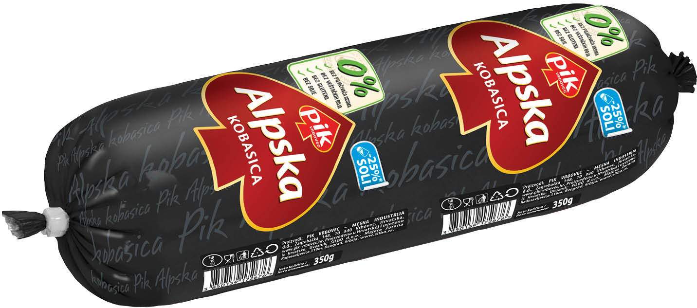 PIK alpska kobasica 350g - Cenoteka