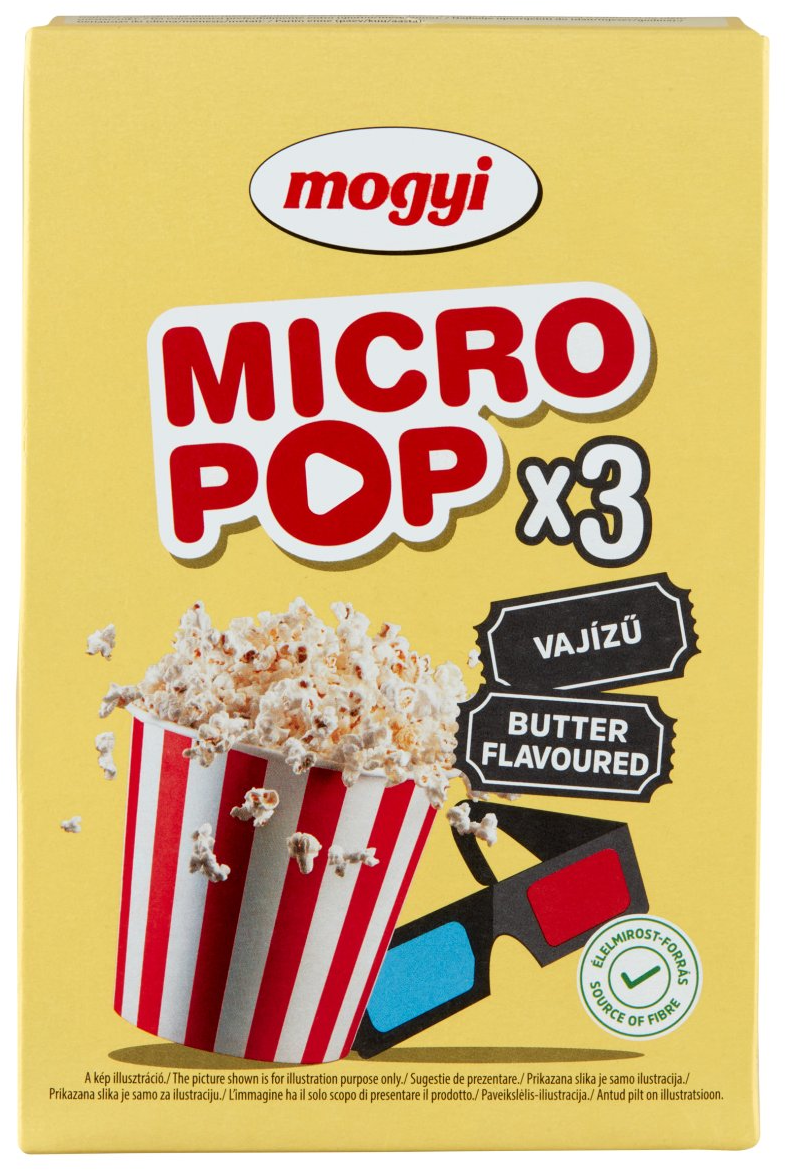 Kokice MOGYI Micro pop za mikrotalasnu maslac 3x100g - Cene i Akcije
