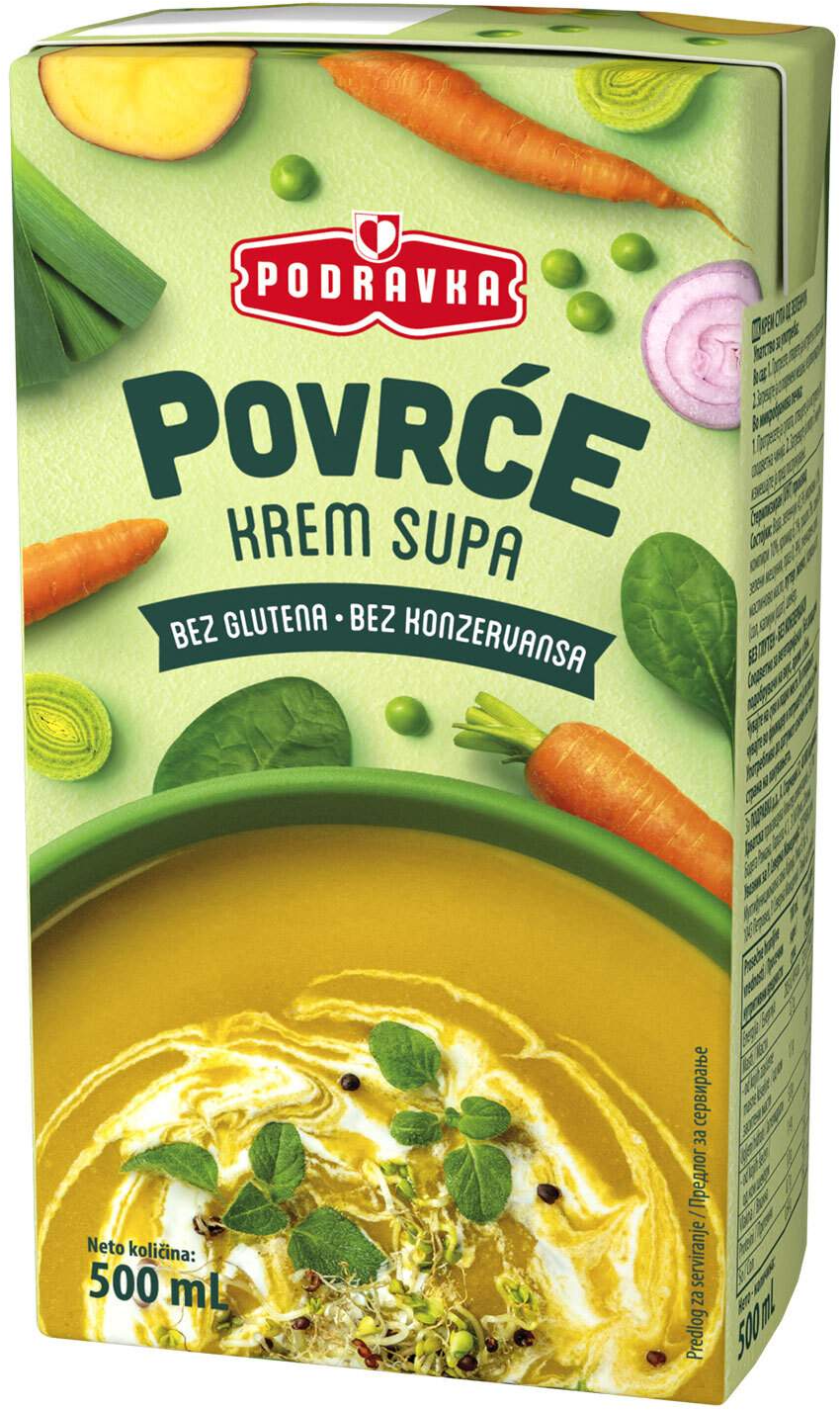 Krem supa od povrća PODRAVKA 500ml - Cenoteka