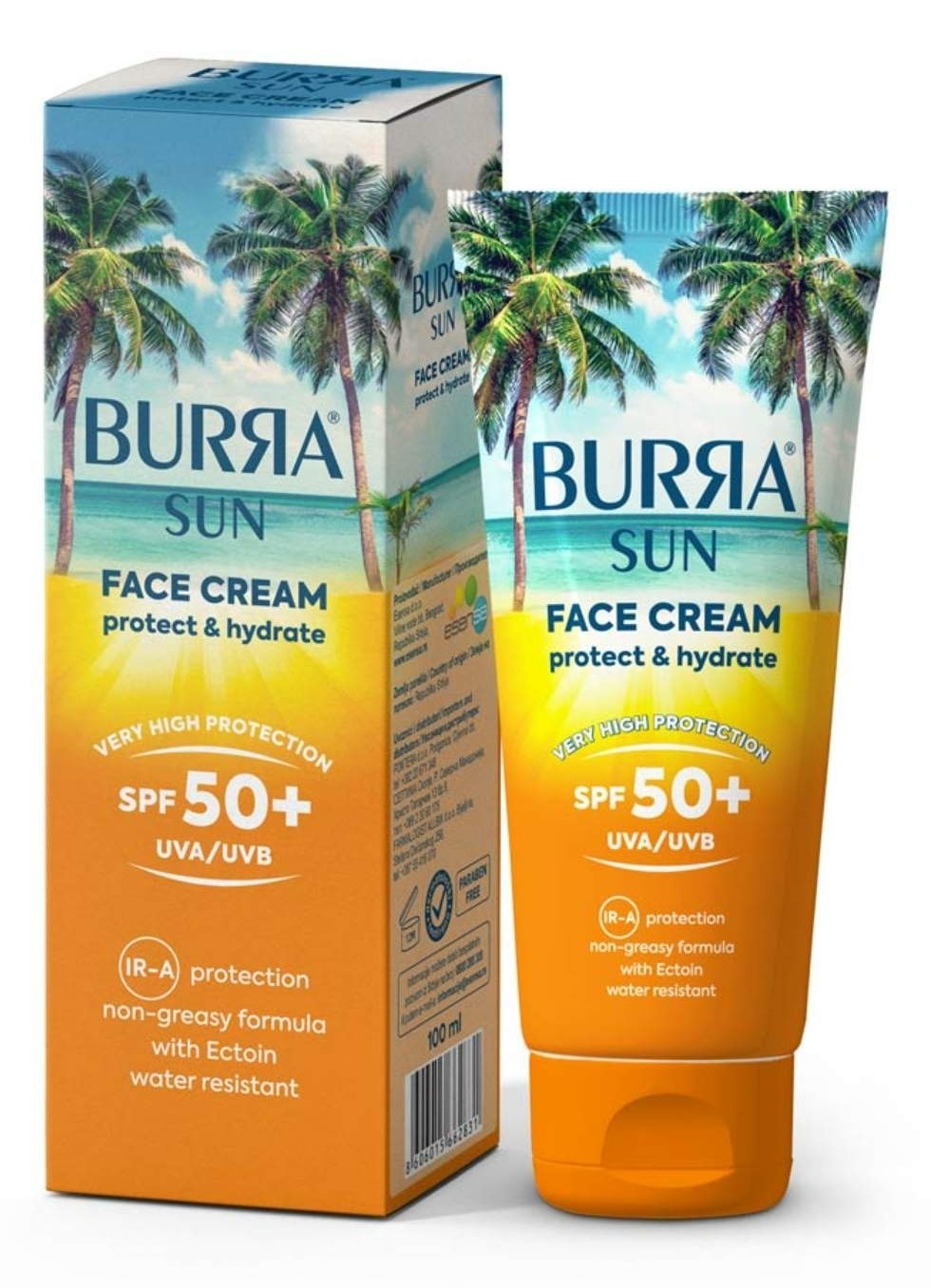 Krema za sunčanje BURRA SUN protect and hydrate spf50+ 100ml - Cenoteka