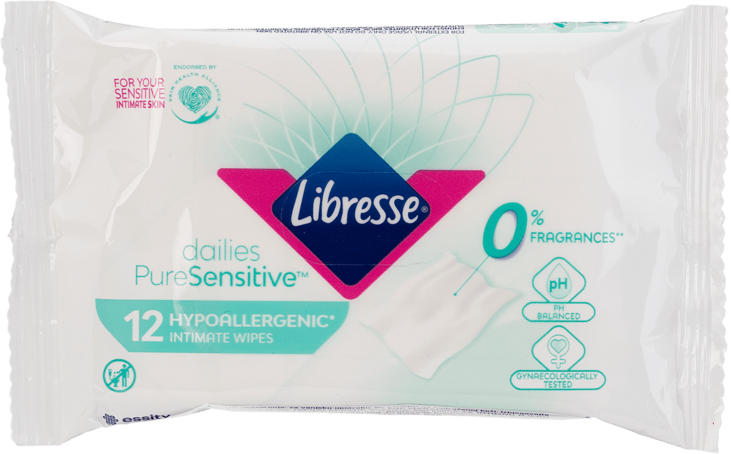 LIBRESSE Pure sensitive intimne maramice 12kom - Cenoteka
