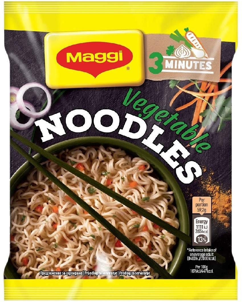 Nudle MAGGI povrće mix 59,2g - Cenoteka