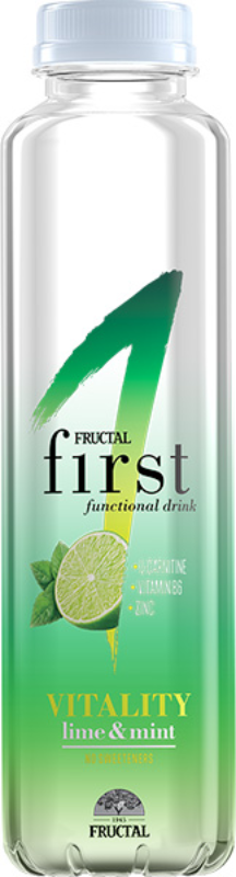 FRUCTAL vitality limeta nana voda sa ukusom 500ml - Cenoteka