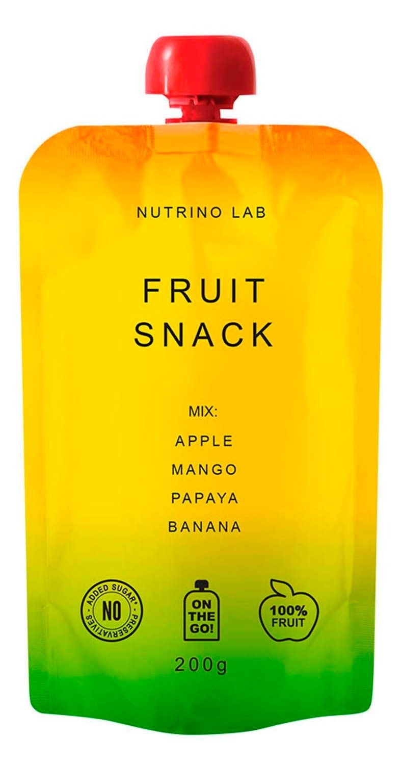 NUTRINO Lab voćni pire jabuka mango papaja banana 200g - 6 kom. - Cenoteka
