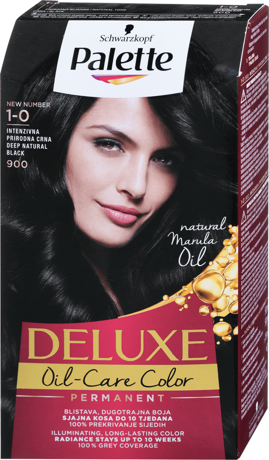 PALETTE Deluxe farba za kosu 1.0 natural black - Cenoteka