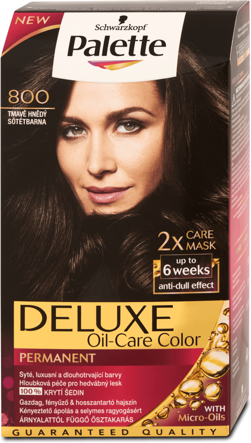 PALETTE Deluxe farba za kosu 800 dark brown - Cenoteka