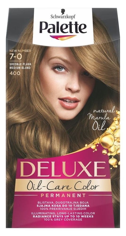 PALETTE Deluxe farba za kosu 400 middle blond - Cenoteka