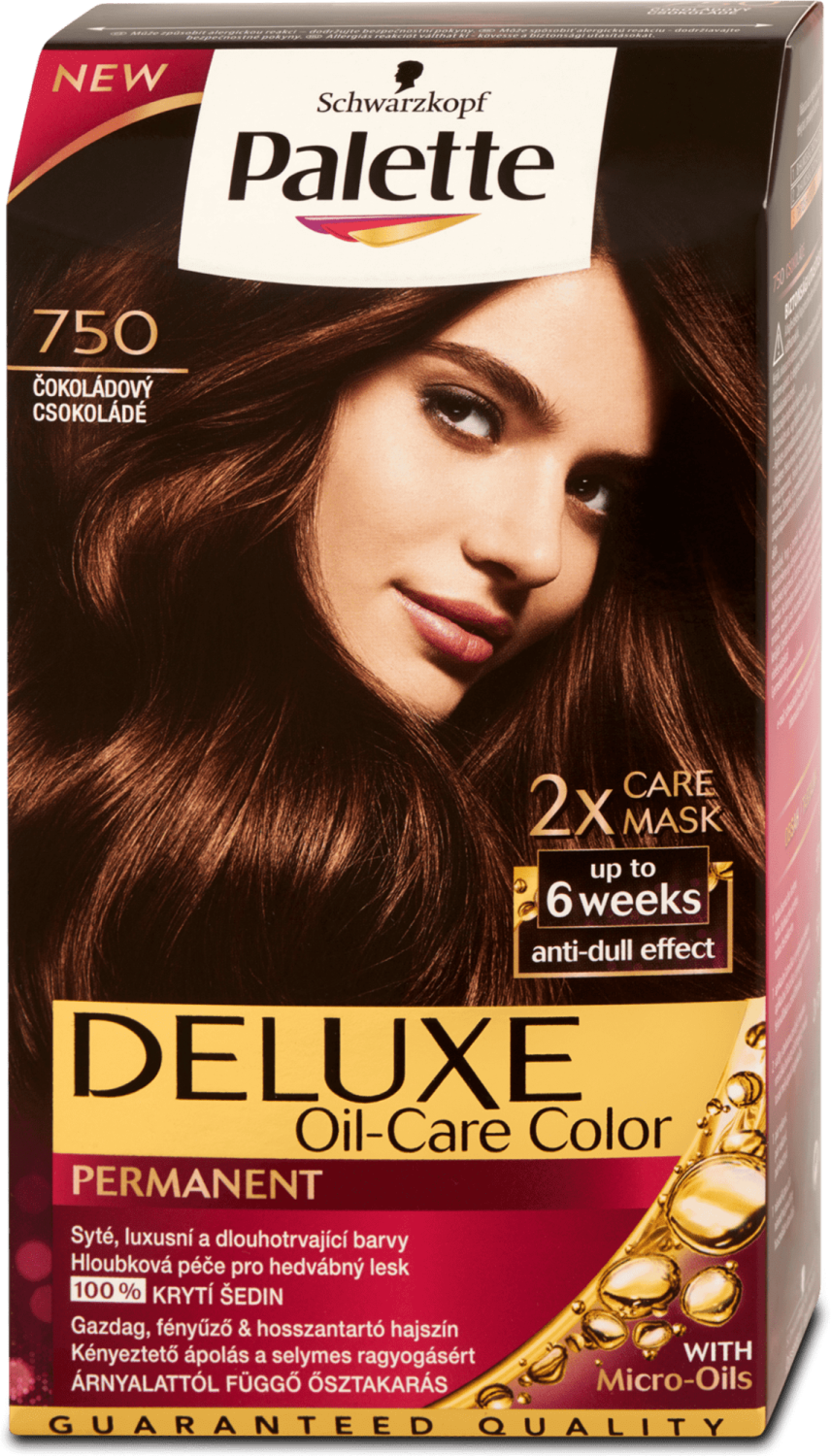 PALETTE Deluxe farba za kosu 750 chocolate brown - Cenoteka