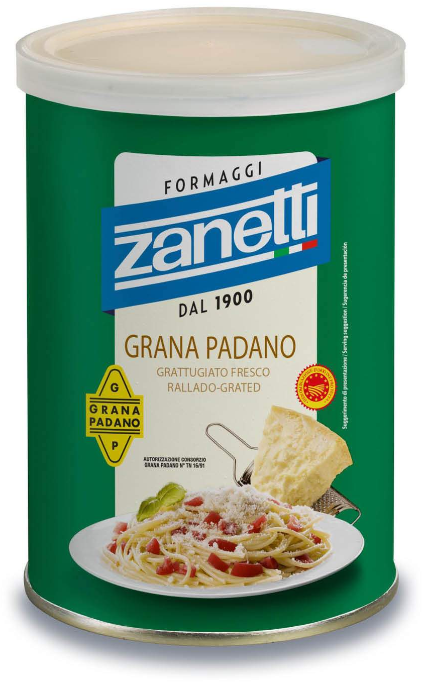 Parmezan ZANETTI grana padano 32% m.m. 160g - Cenoteka