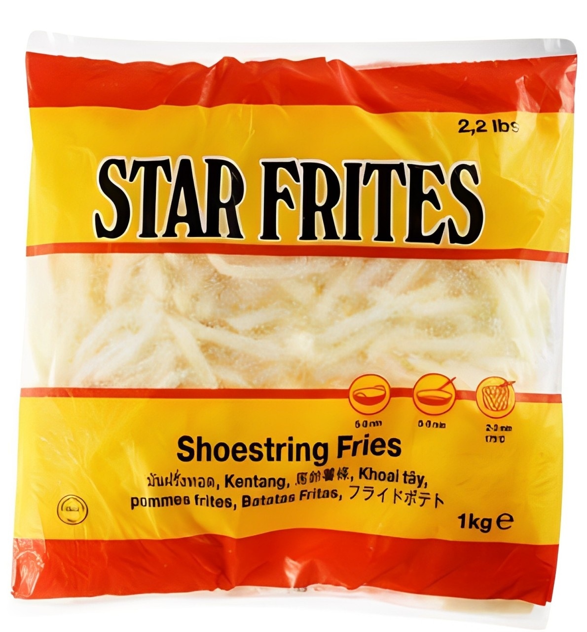 STAR FRITES pomfrit 1kg - Cenoteka
