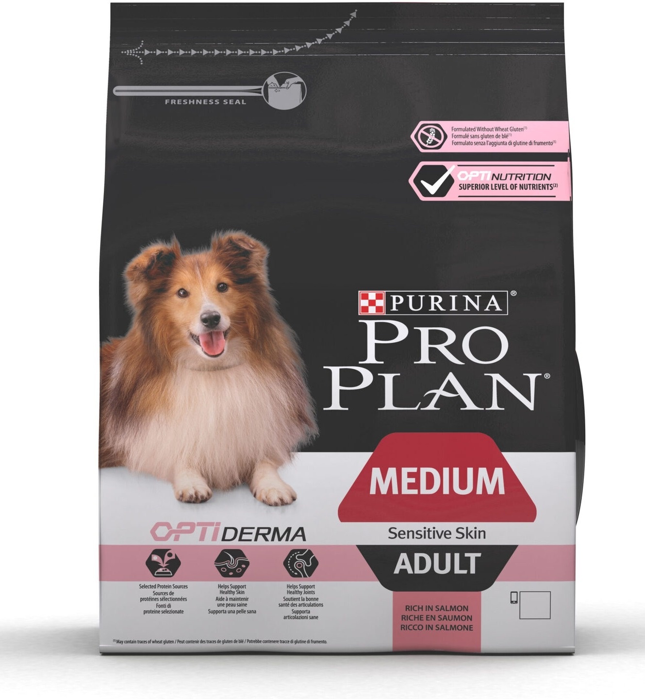 PURINA Pro Plan optiderma sensitive skin losos 3kg - Cenoteka